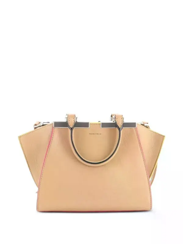 Fendi Leather Mini Cross Body Bag - Brown