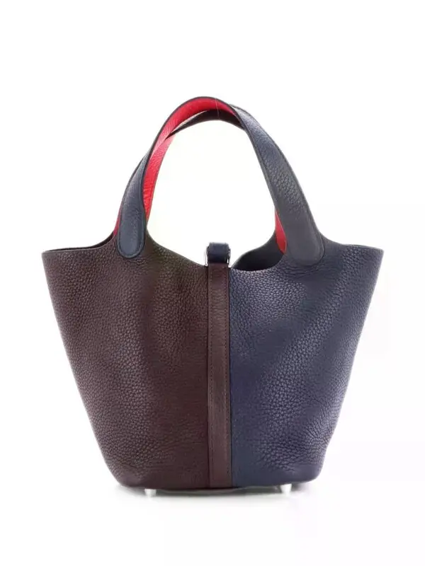 Hermès Casaque Picotin Lock Bag Clemence Pm Bucket Bag