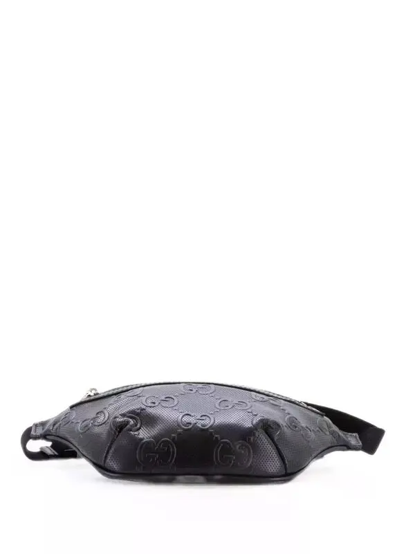 Gucci Gg Embossed Perforated Leather Small Belt Bag