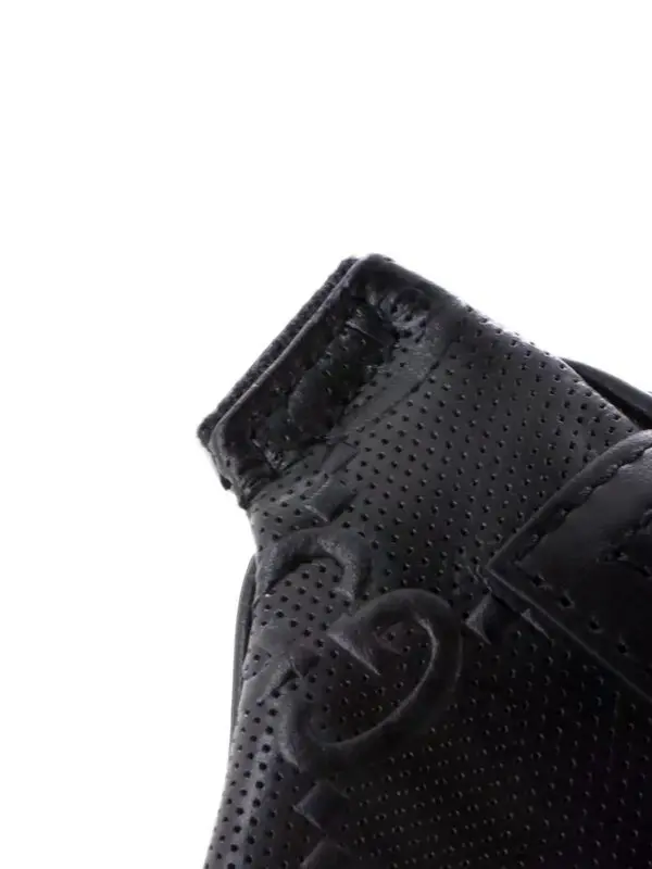Gucci Gg Embossed Perforated Leather Small Belt Bag
