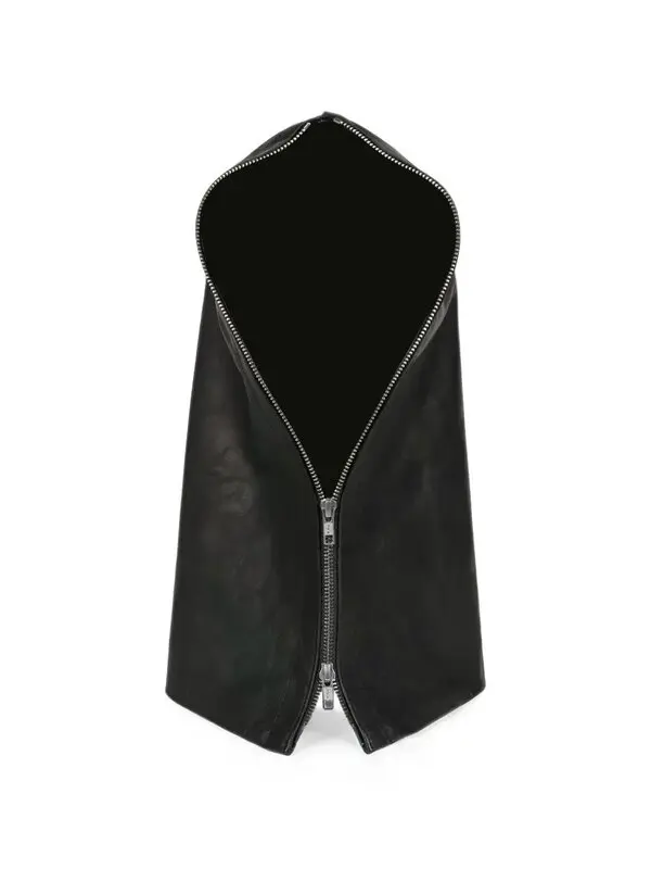 FILTH Leather Zip-up Hood