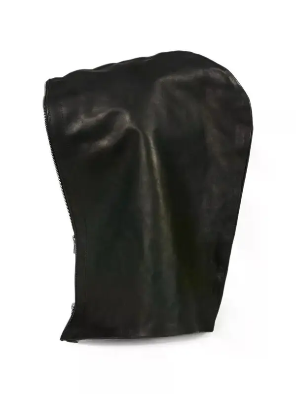FILTH Leather Zip-up Hood
