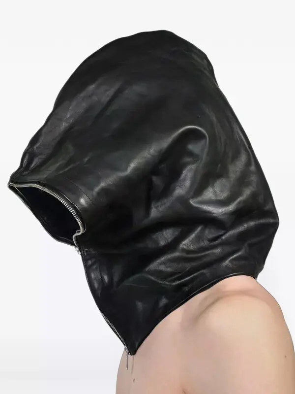 FILTH Leather Zip-up Hood