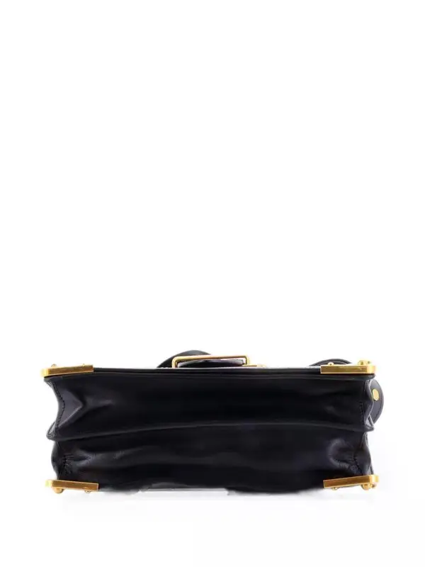 Prada Cahier Leather And Saffiano Leather Large Crossbody Bag