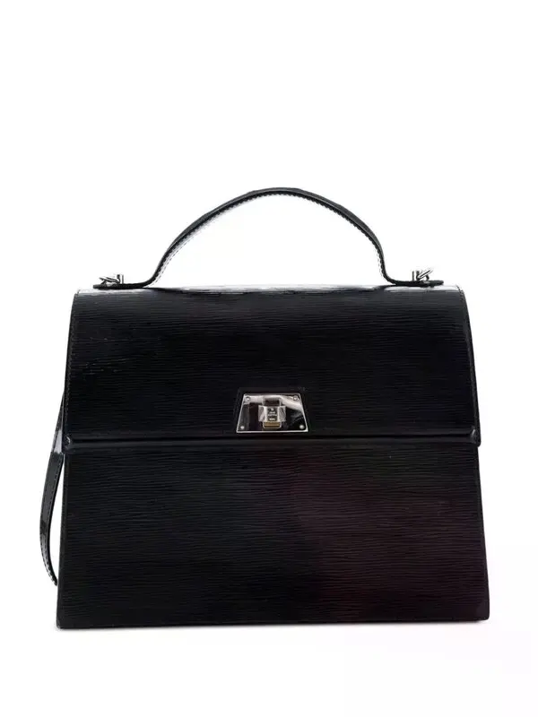 LOUIS VUITTON Electric Epi Leather Gm Satchel - Black