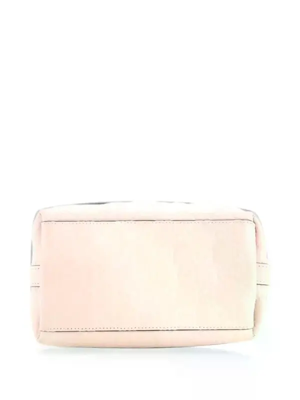 Gucci Gg Emblem Gg Embossed Leather Small Bucket Bag