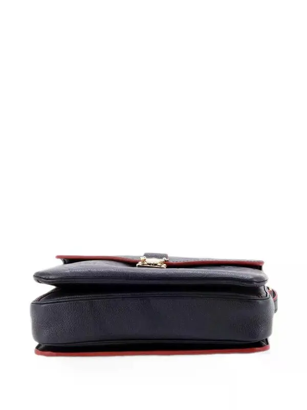 LOUIS VUITTON Monogram Empreinte Leather Cross Body Bag - Blue