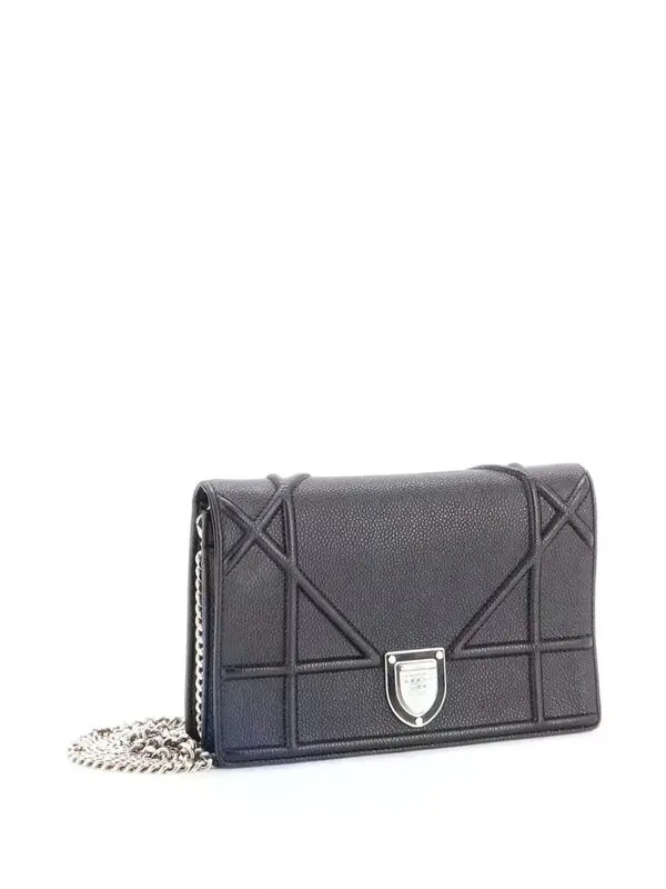 Dior Diorama Wallet On Chain Leather Clutch Bag