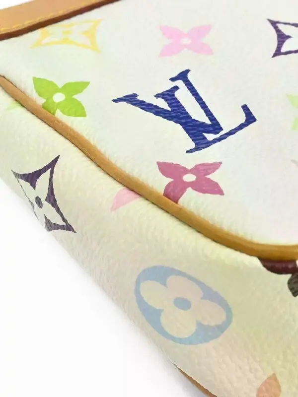 LOUIS VUITTON X Takashi Murakami 2003 Pochette Accessoires Monogram Multicolour Canvas Tote Bag
