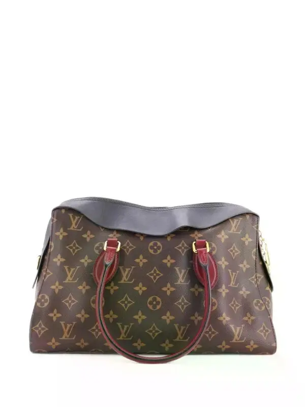 LOUIS VUITTON Monogram Canvas Tuileries Satchel Handbag - Blue