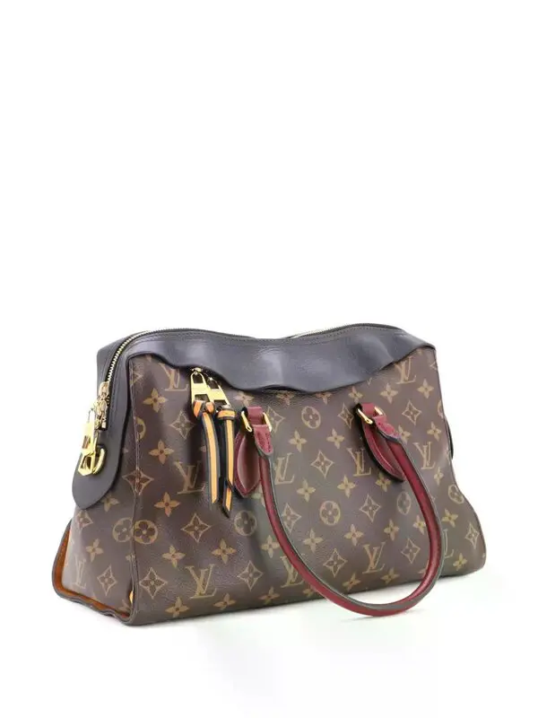 LOUIS VUITTON Monogram Canvas Tuileries Satchel Handbag - Blue