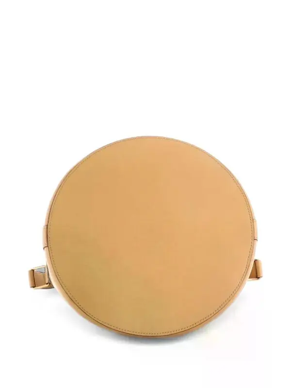 Celine Maillon Triomphe Leather Medium Bucket Bag