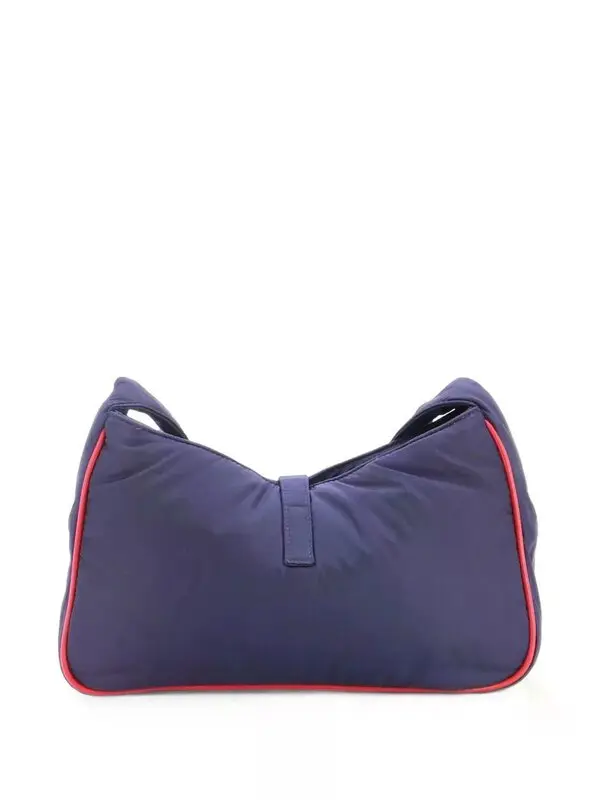 Saint Laurent Le 5 A 7 Hobo Nylon Small Shoulder Bag