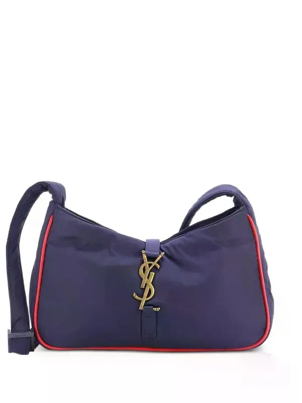 Saint Laurent Hobo Nylon Small Shoulder Bag - Blue