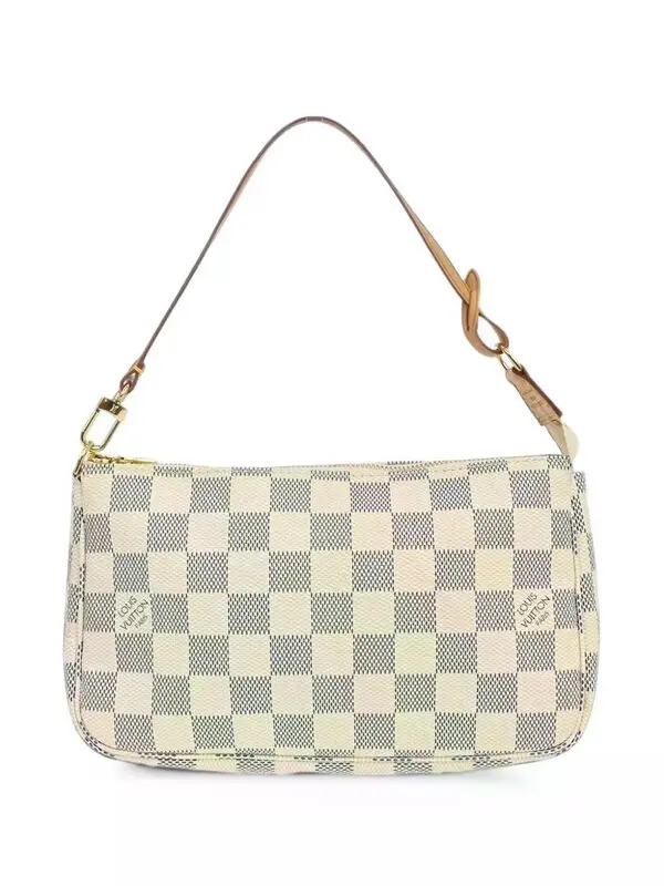 LOUIS VUITTON 2006 Damier Azur Pochette Accessoires Clutch Bag