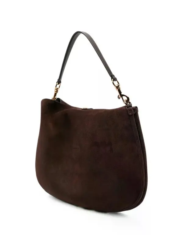 Etro Pony Suede Buckle-detail Shoulder Bag