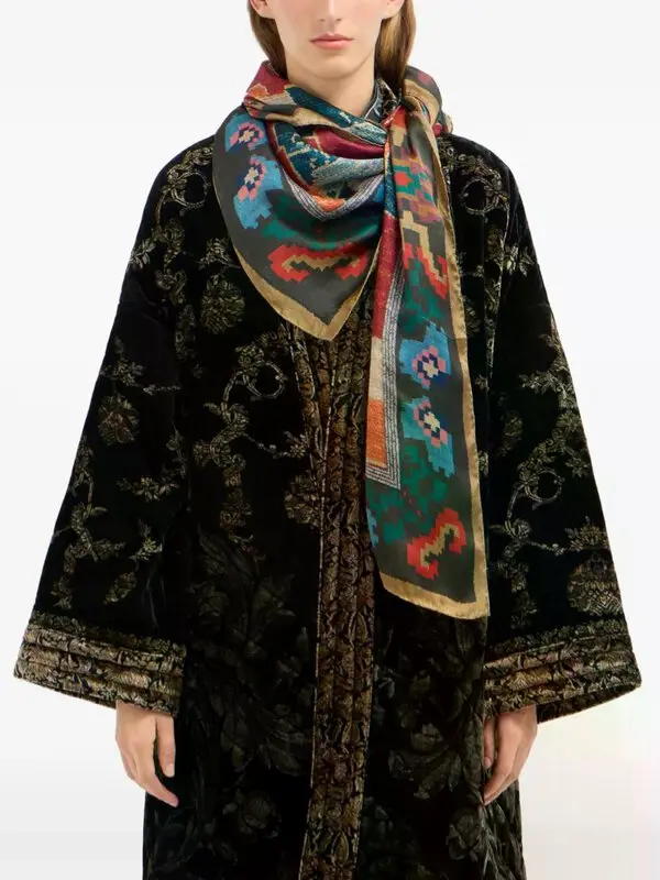 PIERRE-LOUIS MASCIA Molare Shawl Scarf - Blue