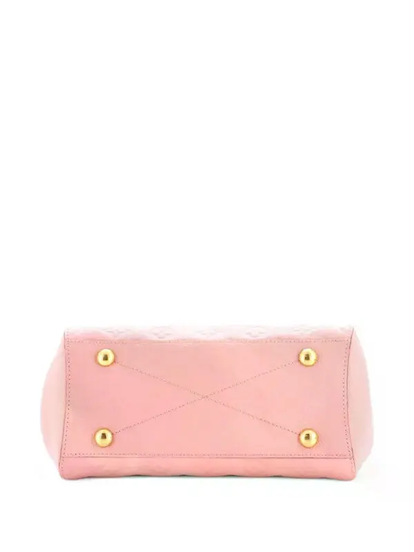 LOUIS VUITTON Monogram Empreinte Leather Bb Satchel - Pink