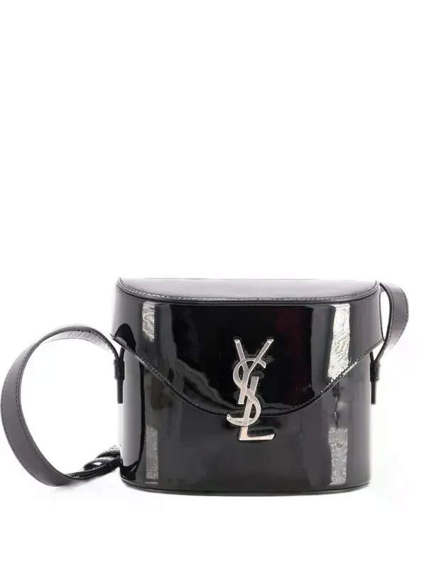 Saint Laurent June Box Bag Patent Shoulder Bag