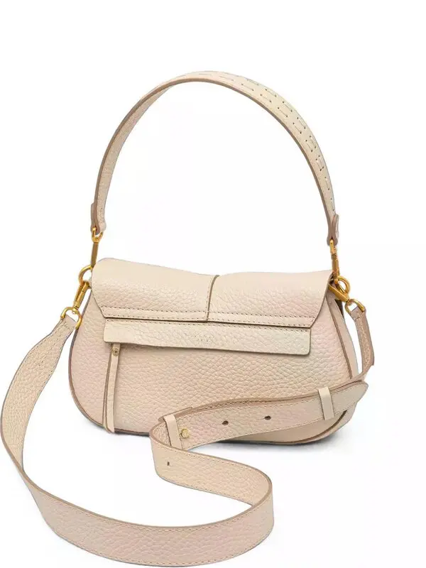 GIANNI CHIARINI Medium Helena Round Grained-leather Shoulder Bag