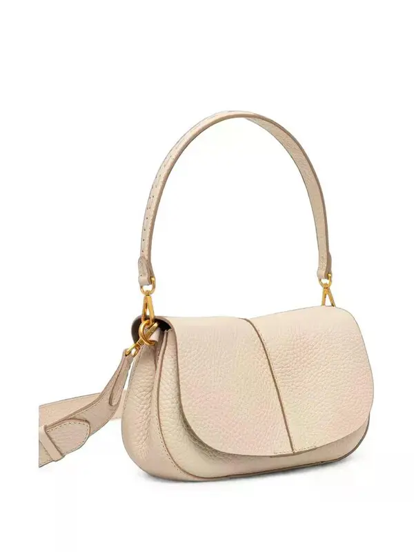 GIANNI CHIARINI Medium Helena Round Grained-leather Shoulder Bag