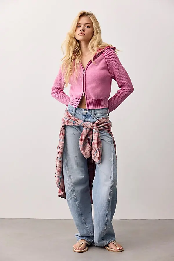 Free People Josephine Cardi - Fuchsia Flame