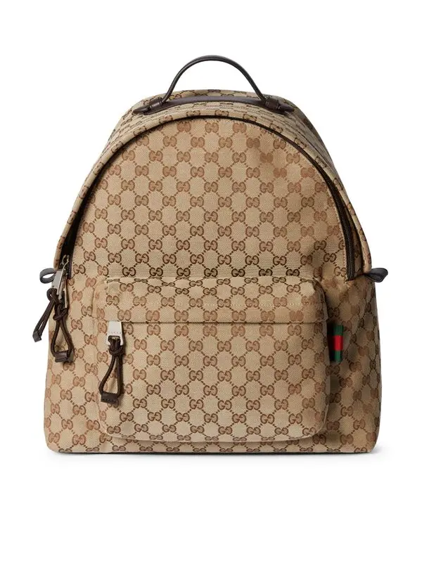 Gucci Gg Fabric Backpack - Cream