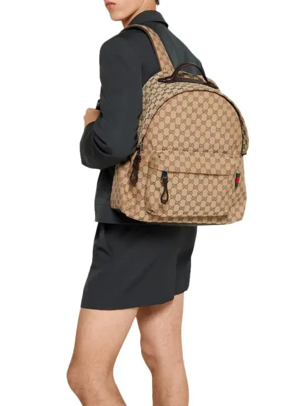 Gucci Gg Fabric Backpack