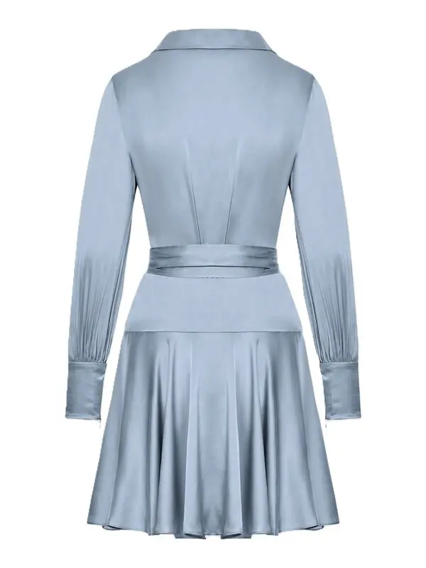 Zimmermann Silk Wrap Mini Dress