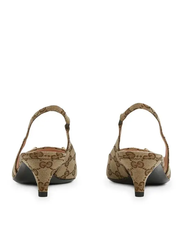 Gucci Slingback Collection With Horse Hook