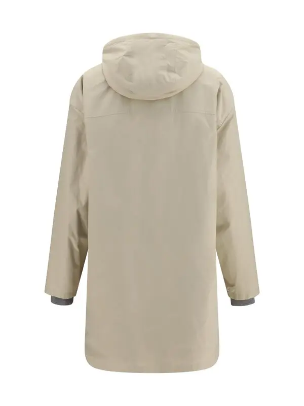 Miu Miu Single-breasted Coat In Panama And Fleece