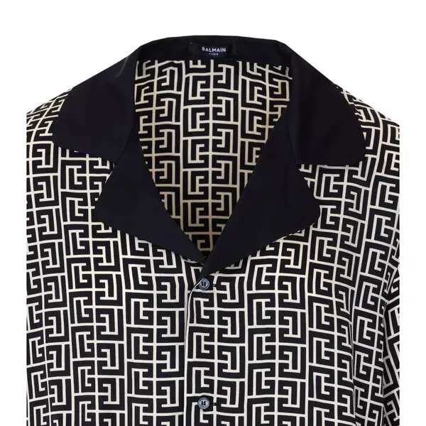 Balmain Pajama Shirt Varsity