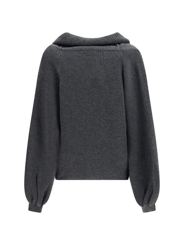 Dolce & Gabbana Cropped Shawl Collar Cardigan - Gray