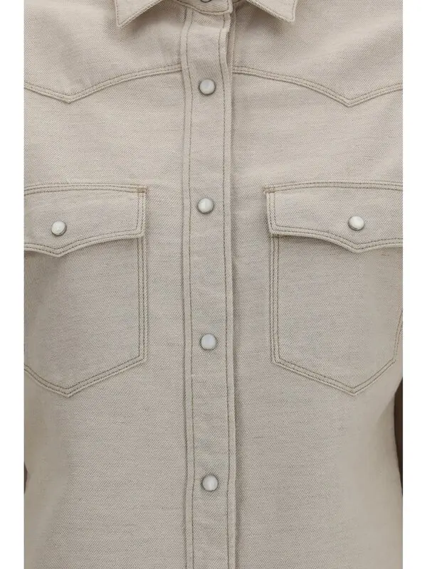 Fendi Selleria Denim Western Shirt