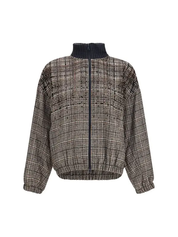 Brunello Cucinelli Padded Jacket With Sequin Details