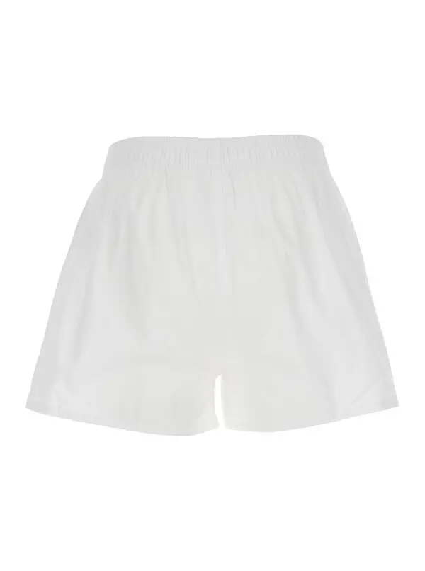 AMI Paris Cotton Shorts With Elasticated Waist - Multicolor