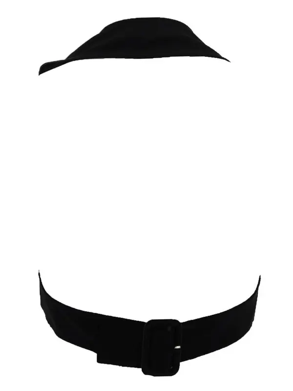COURREGES Cropped Top With Open Back