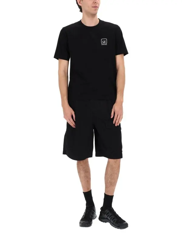 C.P. COMPANY Logo Patch Cargo Shorts