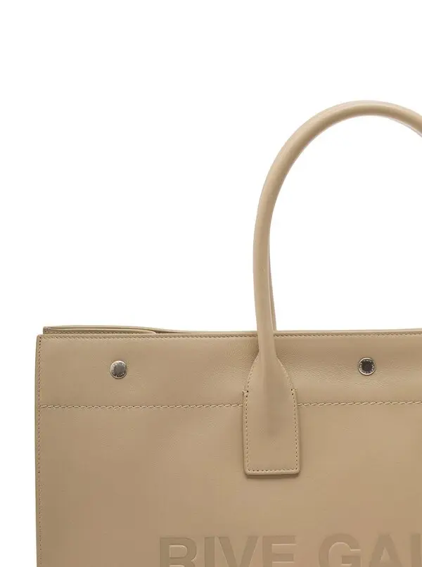 Saint Laurent Leather Rive Gauche Tote Bag - Multicolor