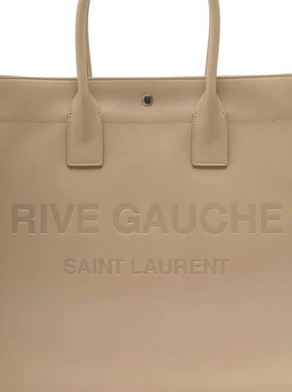 Saint Laurent Leather Rive Gauche Tote Bag - Multicolor