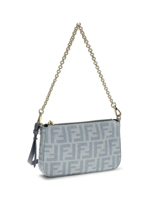 Fendi Denim Baguette Clutch