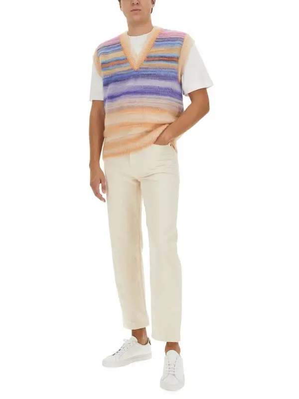 Missoni Striped Knitted Vest