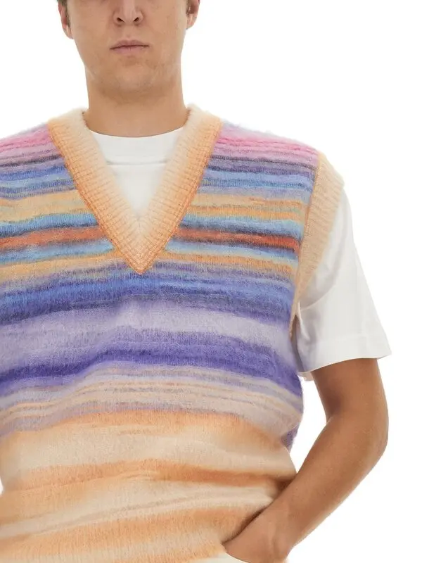 Missoni Striped Knitted Vest