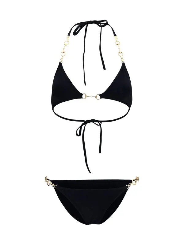 Gucci Stretch Jersey Bikini With Horsebit