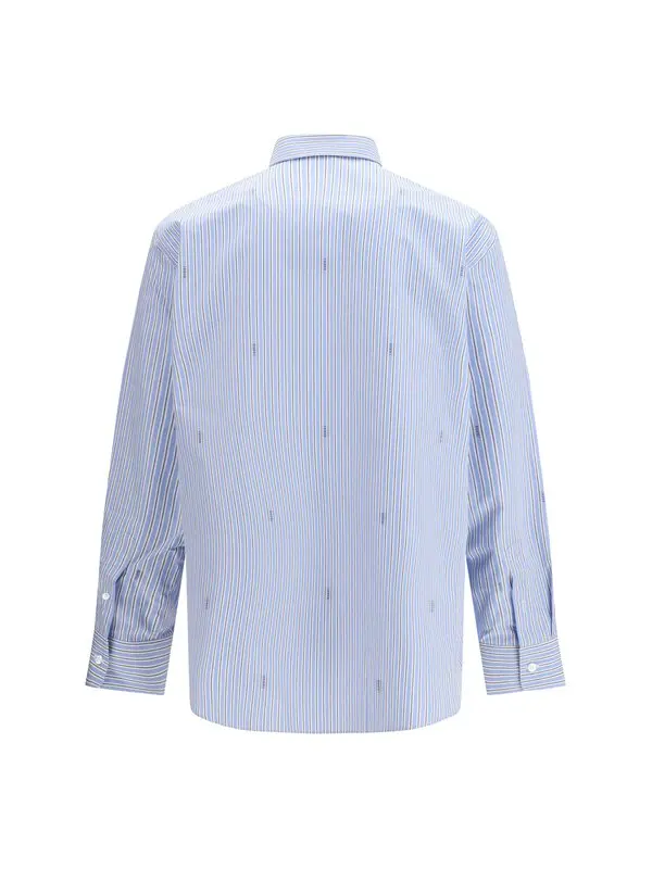 Gucci Striped Cotton Poplin Shirt
