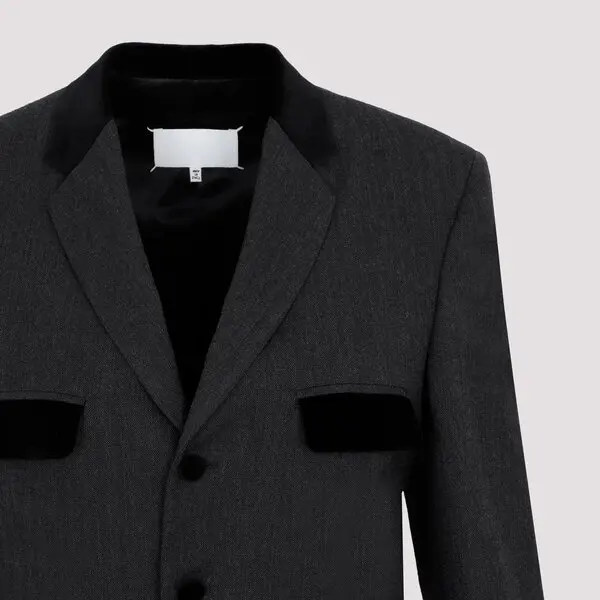 MAISON MARGIELA Long Wool Jacket