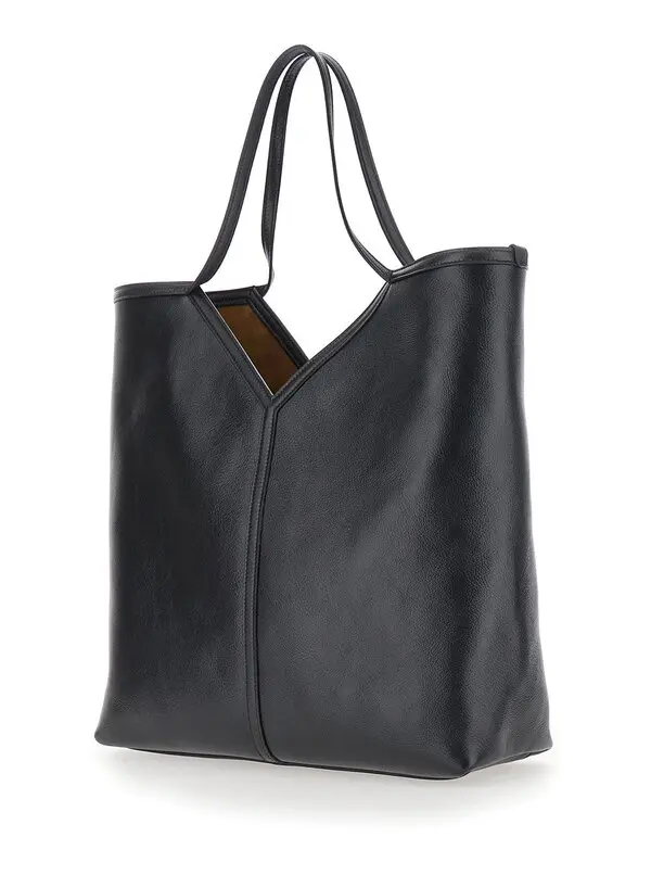 Saint Laurent Leather Tote Bag - Multicolor