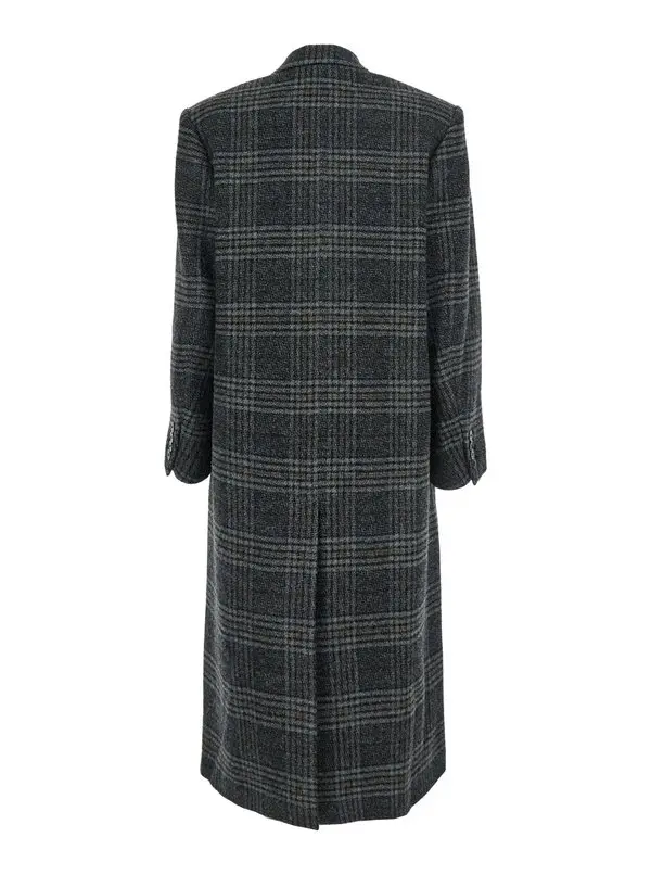 Isabel Marant Étoile Lexana Checked Wool Coat - Multicolor