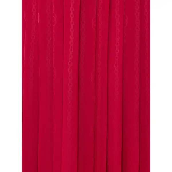 Gucci Interlocking G Chain Silk Jacquard Midi Skirt