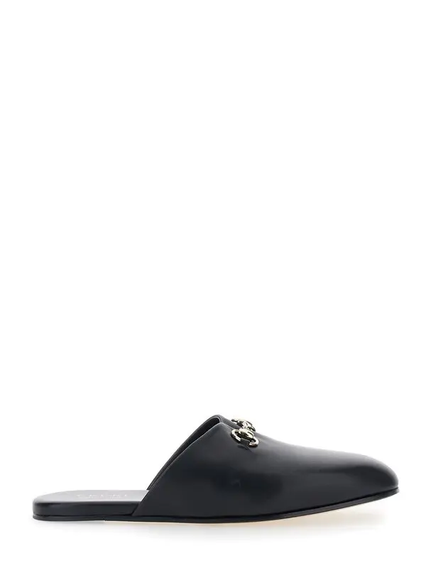 Gucci Smooth Leather Horsebit Mule
